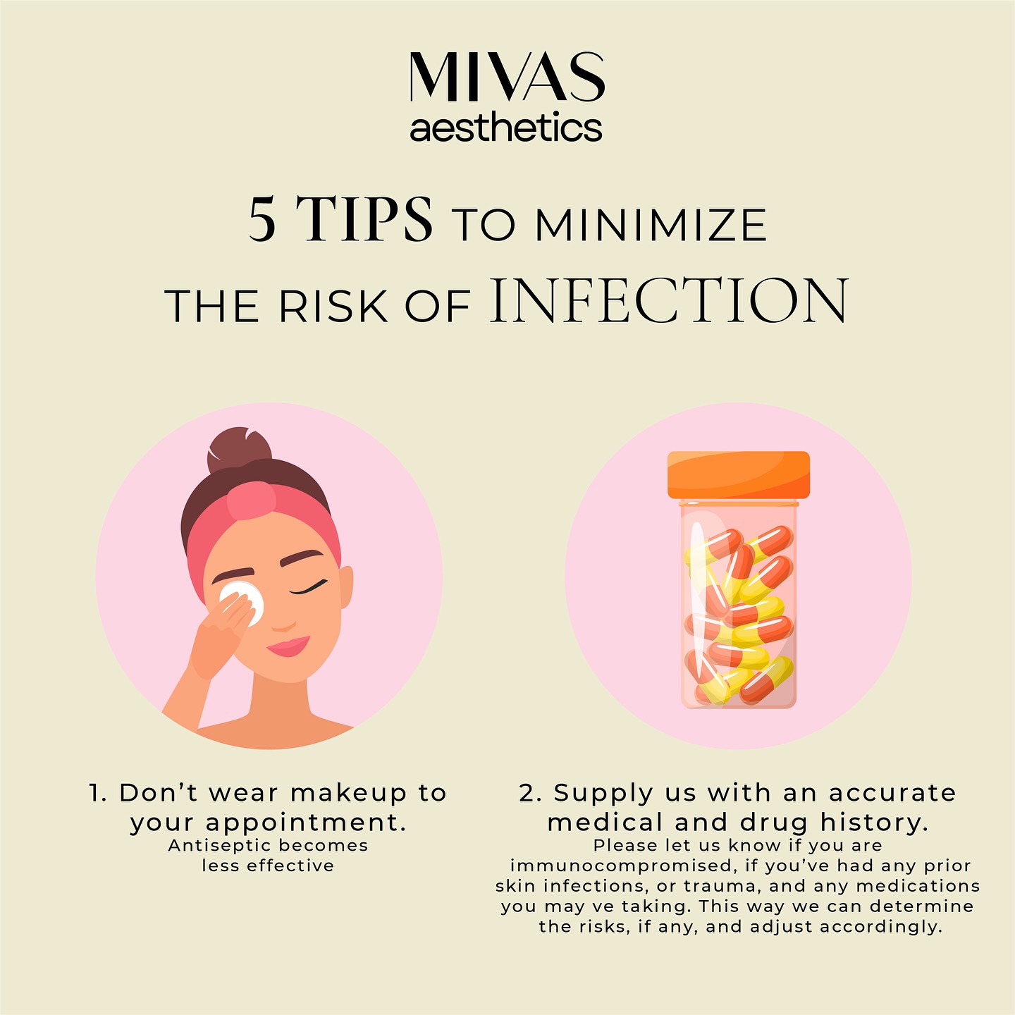 5 Tips to Minimize the Risk of Infection - MIVAS aesthetics